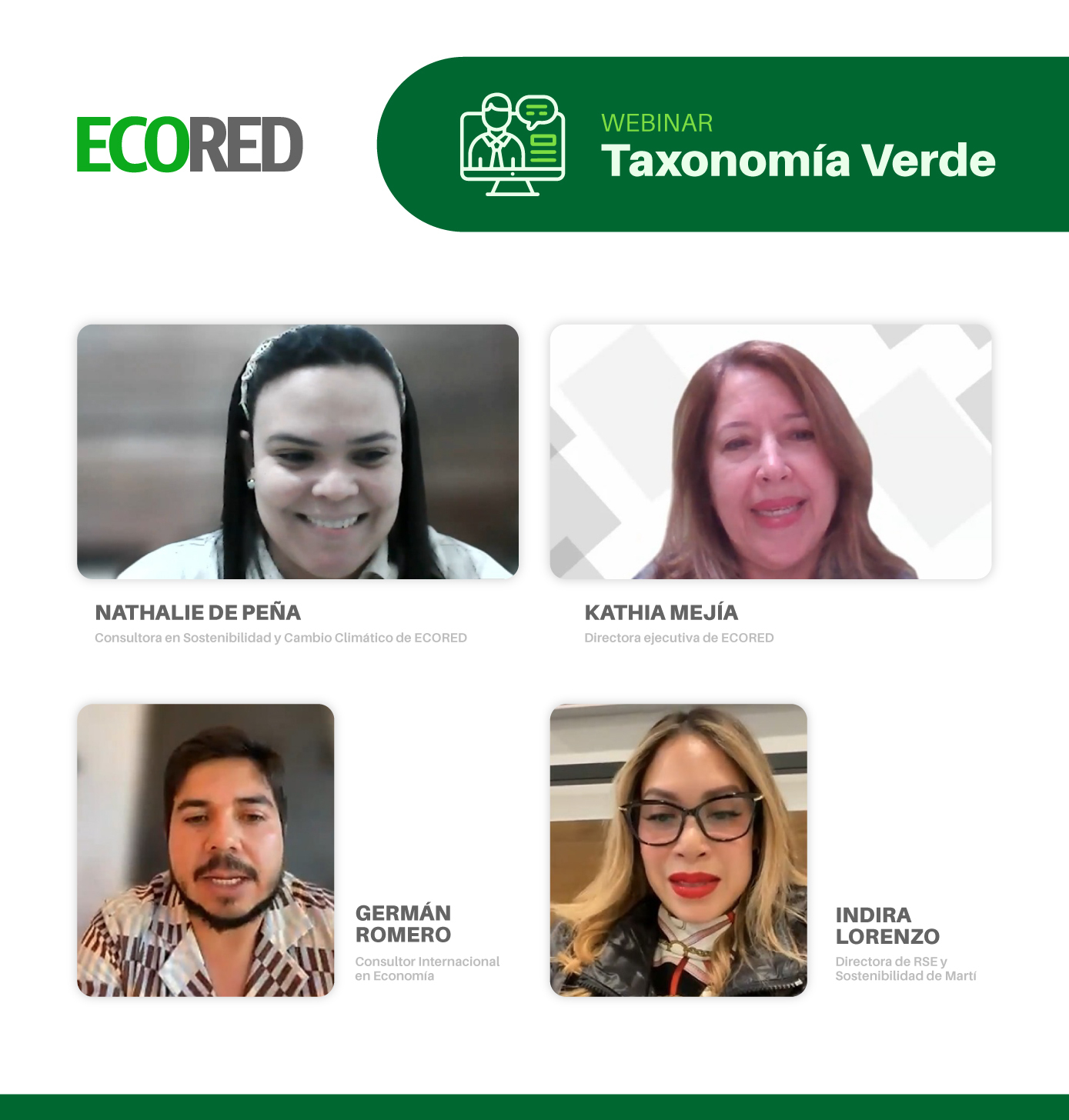 ECORED sensibiliza sobre el proceso e importancia de la implementación de la Taxonomía Verde en ...