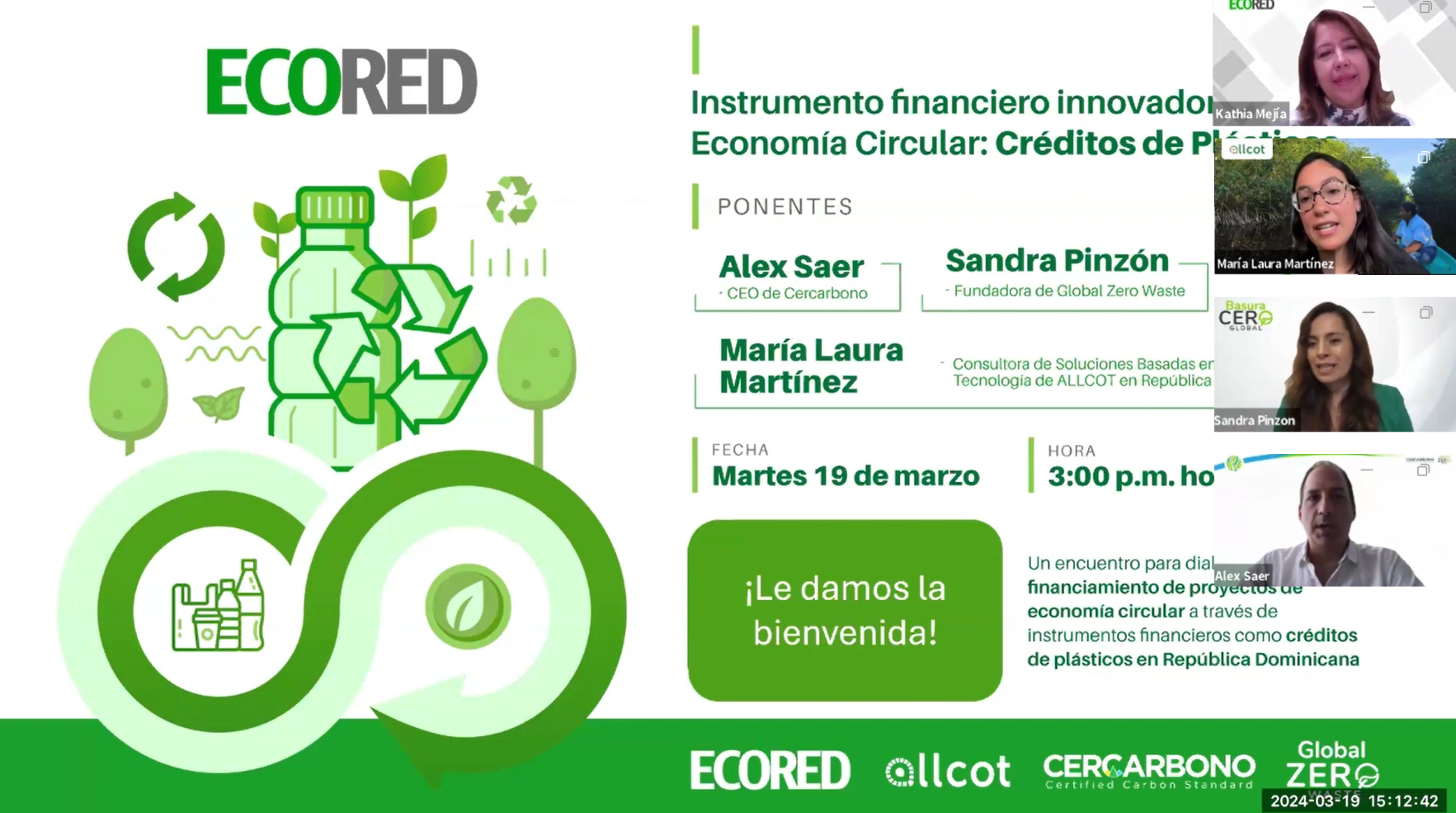 Presentan en Seminario Web un Instrumento financiero innovador para Economía Circular: “Créditos ...
