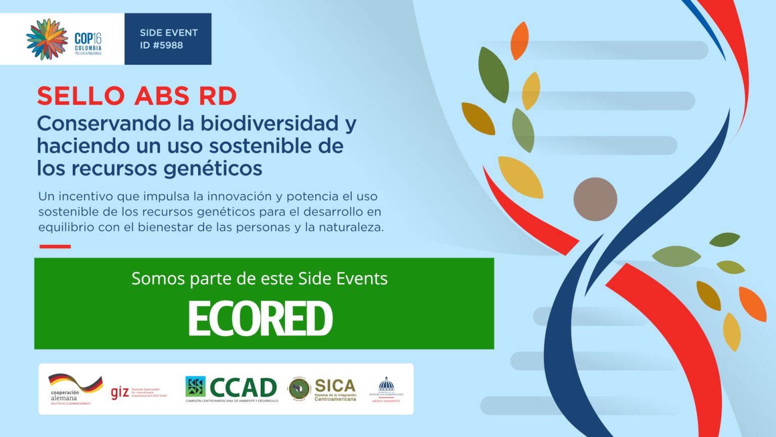 ECORED rumbo a la COP 16 de Biodiversidad